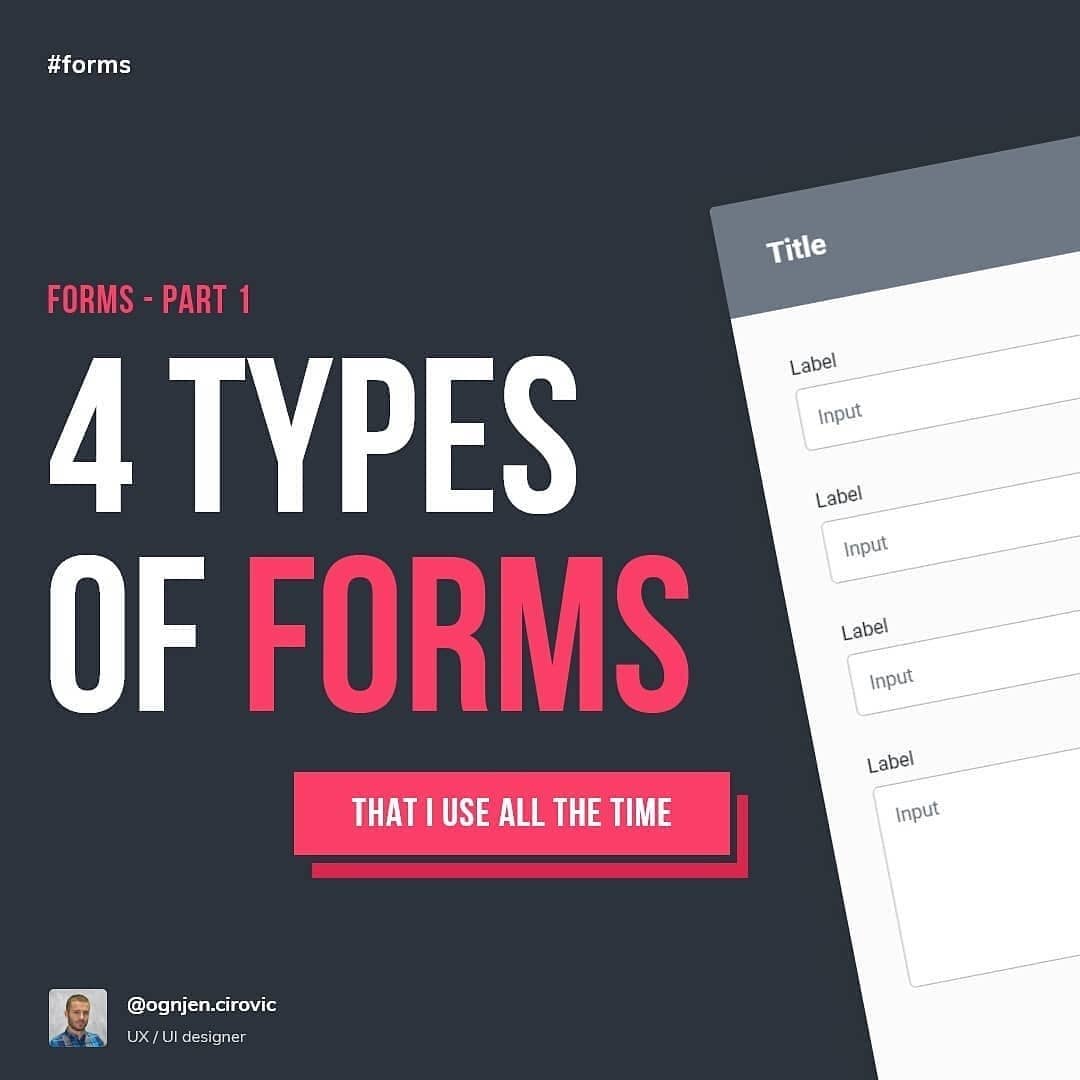 4 TYPES OF FORMS UIBundle