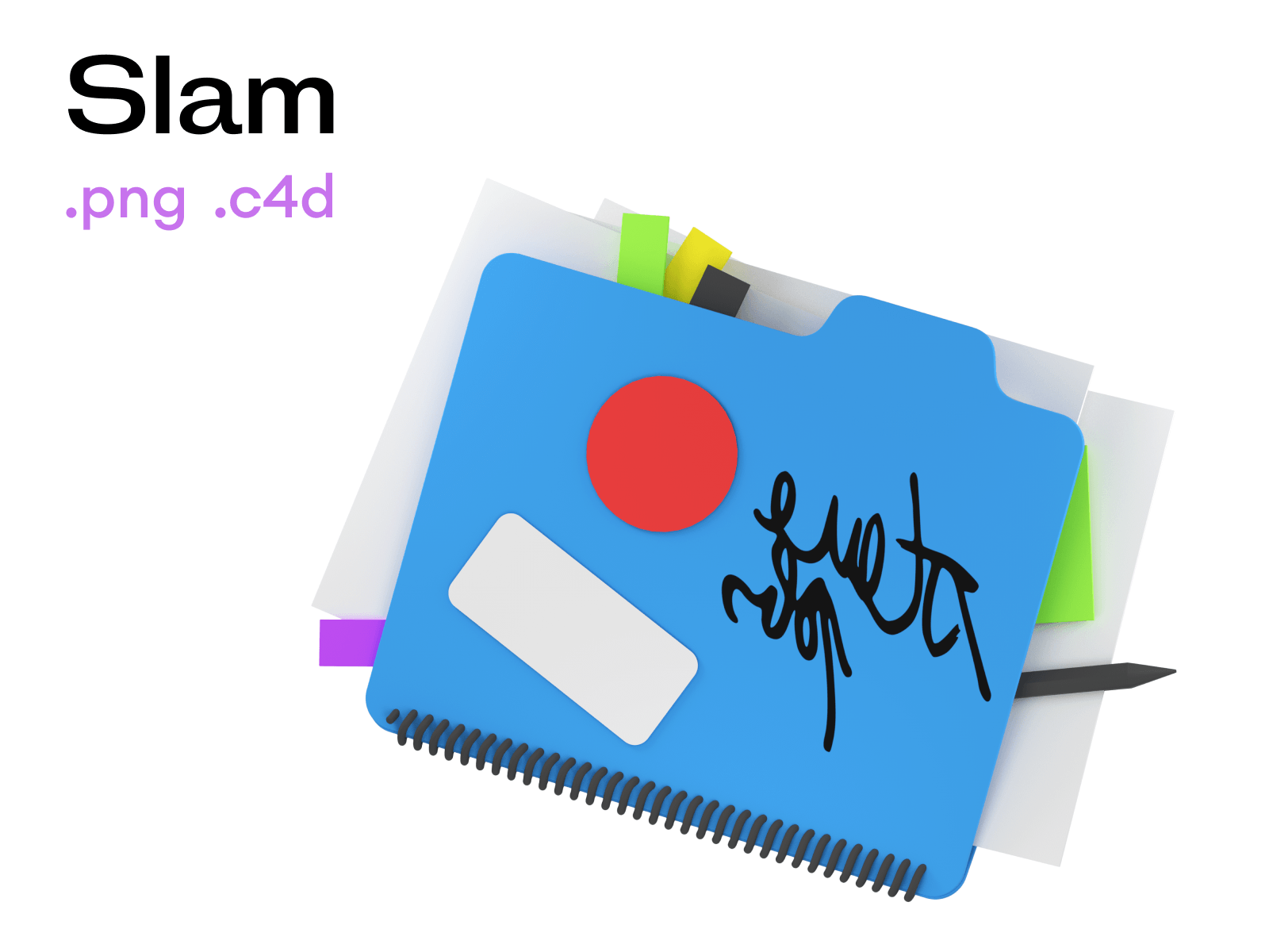 3D Slam Illustrations - UIBundle